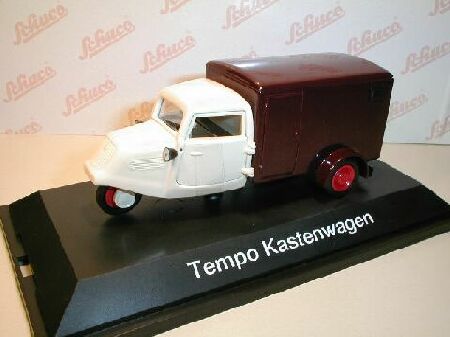 Tempo Box Van | historically | Passenger car+Delivery Vans | Schuco ...